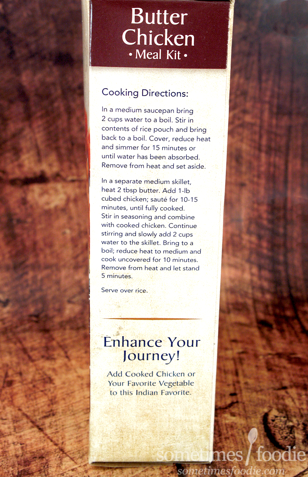 Sometimes Foodie: Butter Chicken Meal Kit - Aldi