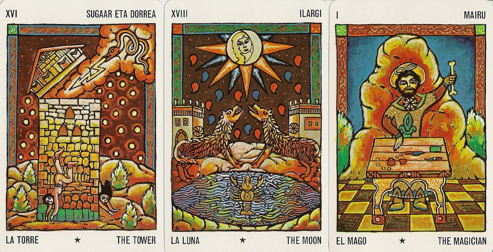 Eno's Tarots: Basque Mythical Tarot (Euskal Tarot Mitikoa)