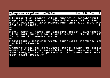 Old Machinery: Round up: Commodore 64 Text editors and word processors
