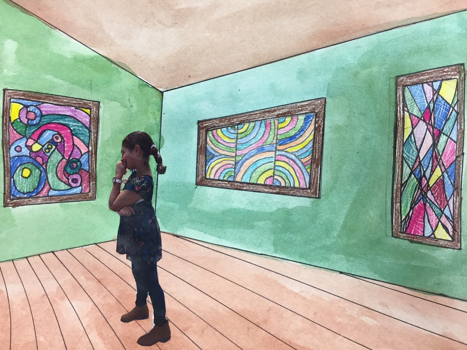 Mrs. Nail's Art Room: Art Museum Perspective Drawings