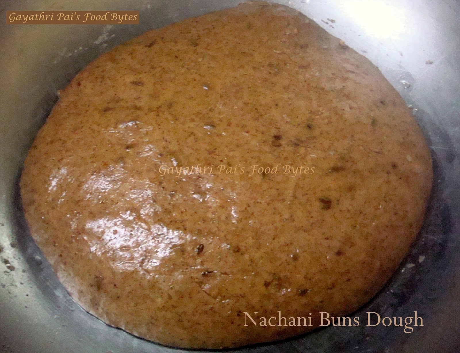 Gayathri Pai's Food Bytes: Nachani Banana Mangalore Buns (Mangalore ...