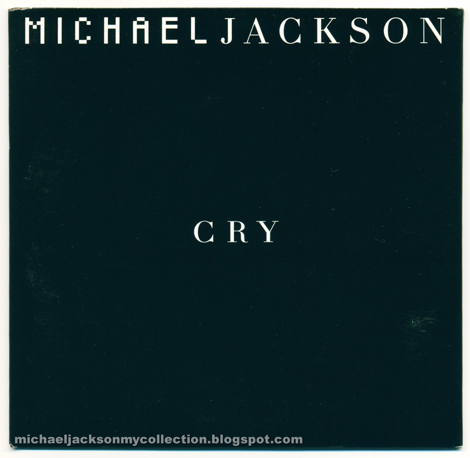 Michael Jackson: Collection for SALE: CRY: PROMO CARD CD SINGLE ...