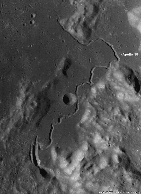 Lunar Pioneer: Hadley Rille and the Mountains of the Moon