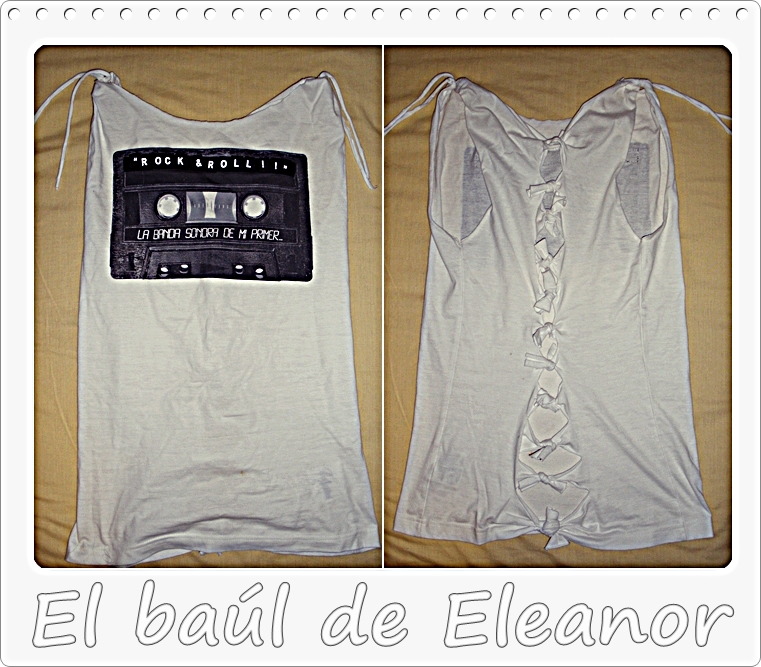 DIY: camiseta recortada