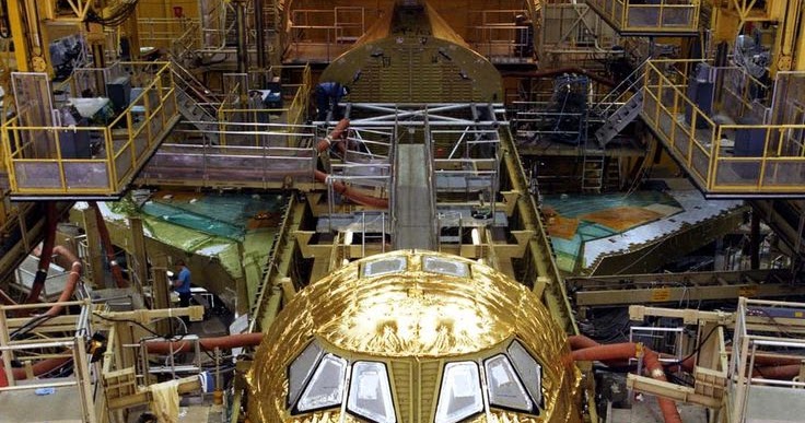 Space Science and Engineering: Space shuttle under construction