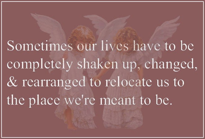 Daveswordsofwisdom.com: Sometimes our lives have to be shaken up.