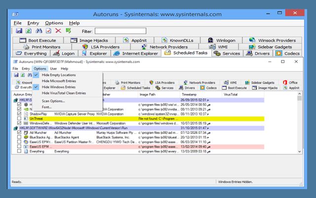تعرّف على أداة Microsoft Autoruns التي ستسرّع إقلاع حاسوبك إلى أكثر من ...