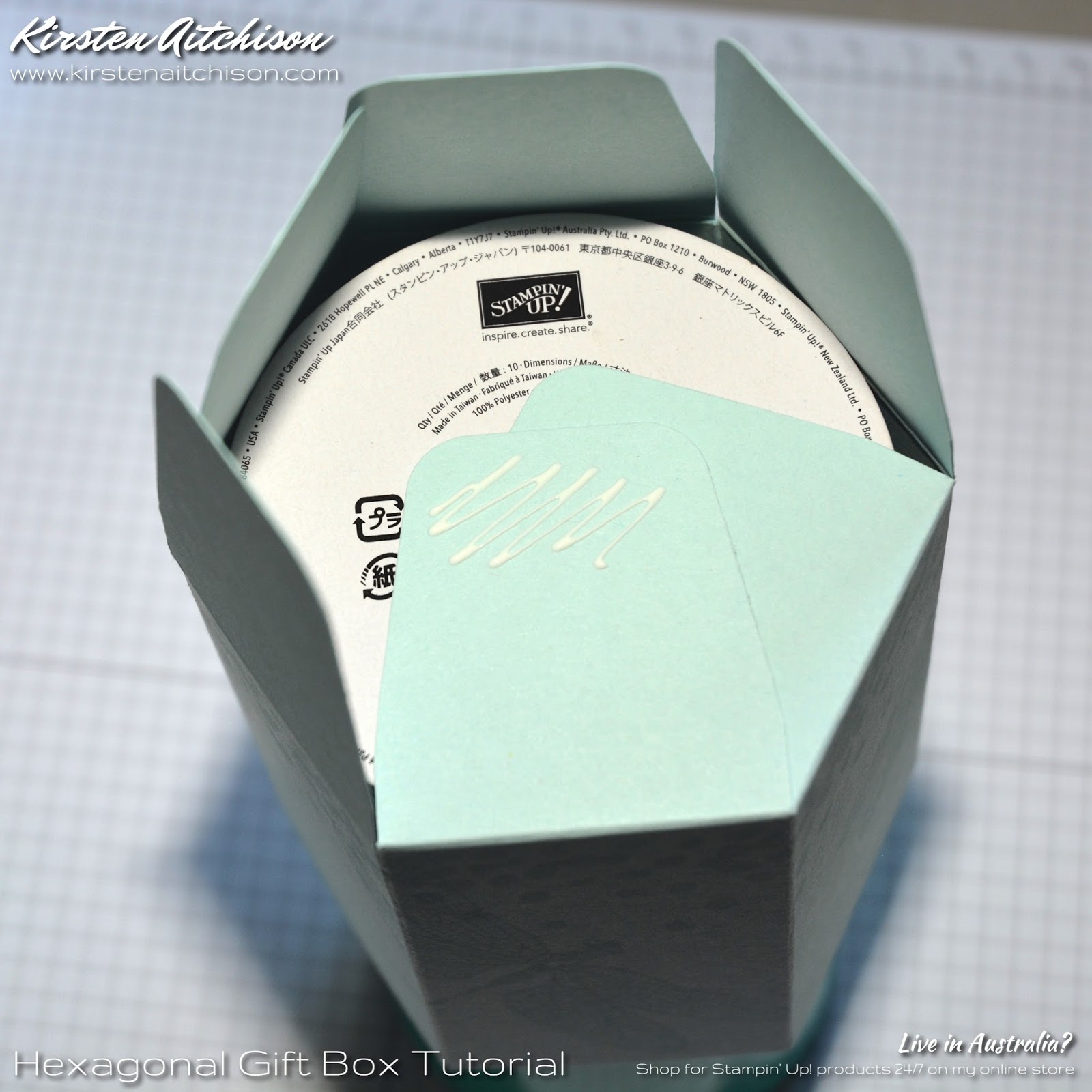 Kirsten Aitchison: Handmade with Love: Hexagonal Gift Box Tutorial