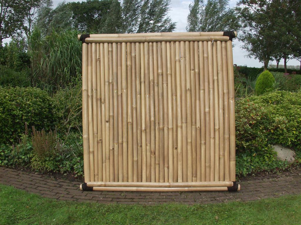 Houtkoning: Bamboe tuinschermen