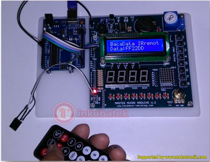 Proyek Arduino ke 17 - Baca data remot kontrol ~ ARDUINO Projek