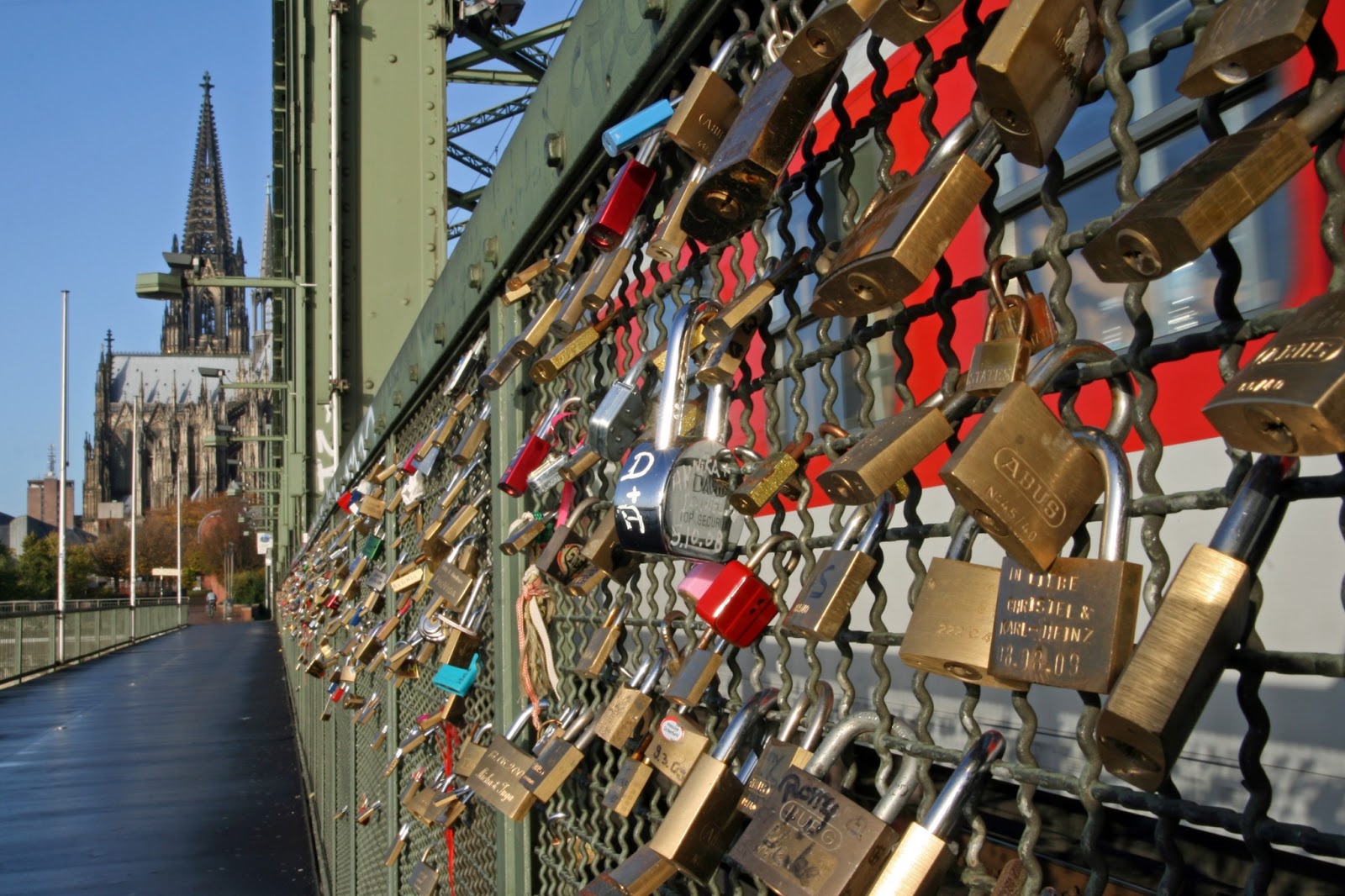 Locks on love bridges around Europe by Zubi Travel