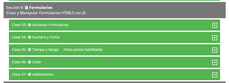 Formularios HTML y HTML5