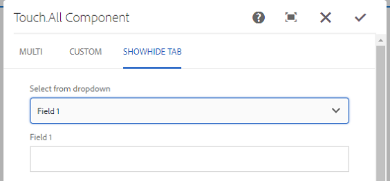 AEM Cases: Touch UI - Hide/Show Fields in the dialog in AEM by ...