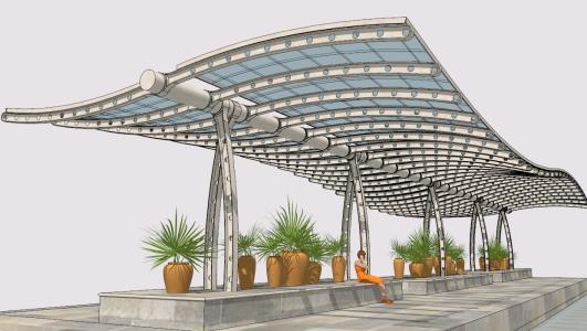 Bibliocad VIP Descargar Archivos Gratis: Parada de autobus 3d