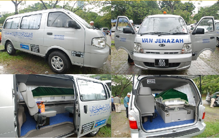 Masjid Taman Cheras Jaya: SUMBANGAN VAN JENAZAH OLEH BANK RAKYAT