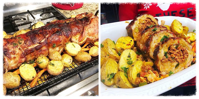 Lomo de Puerco Relleno a la Mexicana (Thanksgiving Day / Fiestas ...