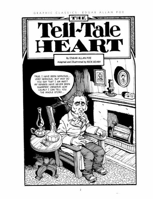 Tell-Tale Heart Comic Strip | The Tell-Tale Heart