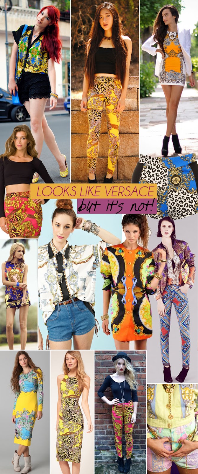 The Fashion Eclectic Osiris blog: Gianni Versace Patterns