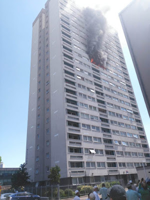 ANOTHER TOWER BLOCK ON FIRE IN LONDON | Mafaro