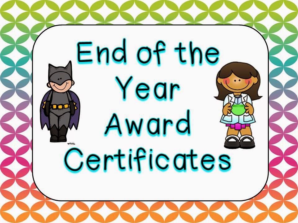 Lovely Literacy & More: End of the Year Award Certificates updated & ON ...