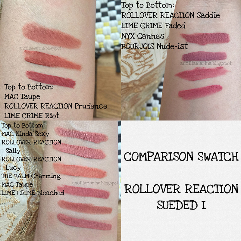 Lipstick Review 007: ROLLOVER REACTION SUEDED I (local product!!) - My ...