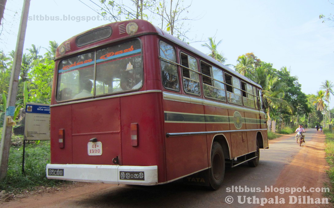 SLTB buses - ශ්‍රී ලංගම බස්: Ruby bodied TATA LPO 1313/37 bus from SLTB ...
