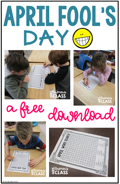 April Fool's Day Freebie! | Mrs. Bremer's Class