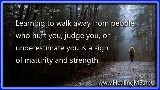 Satsangati: Learning to Walk Away