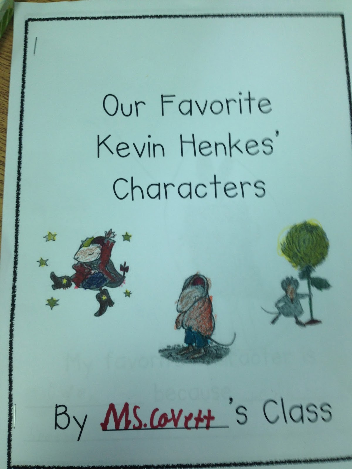 The Adventures of a K/1 Teacher: Author Study: Kevin Henkes