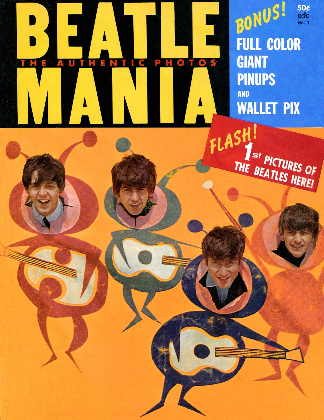 Hairy Green Eyeball 3: THE BEATLES — Complete Beatle Mania magazine, 1964