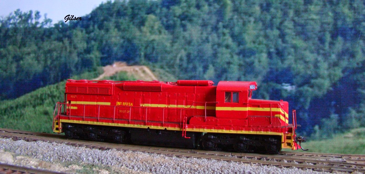 Gílser ferreo trens: SD18 RFFSA FASE I