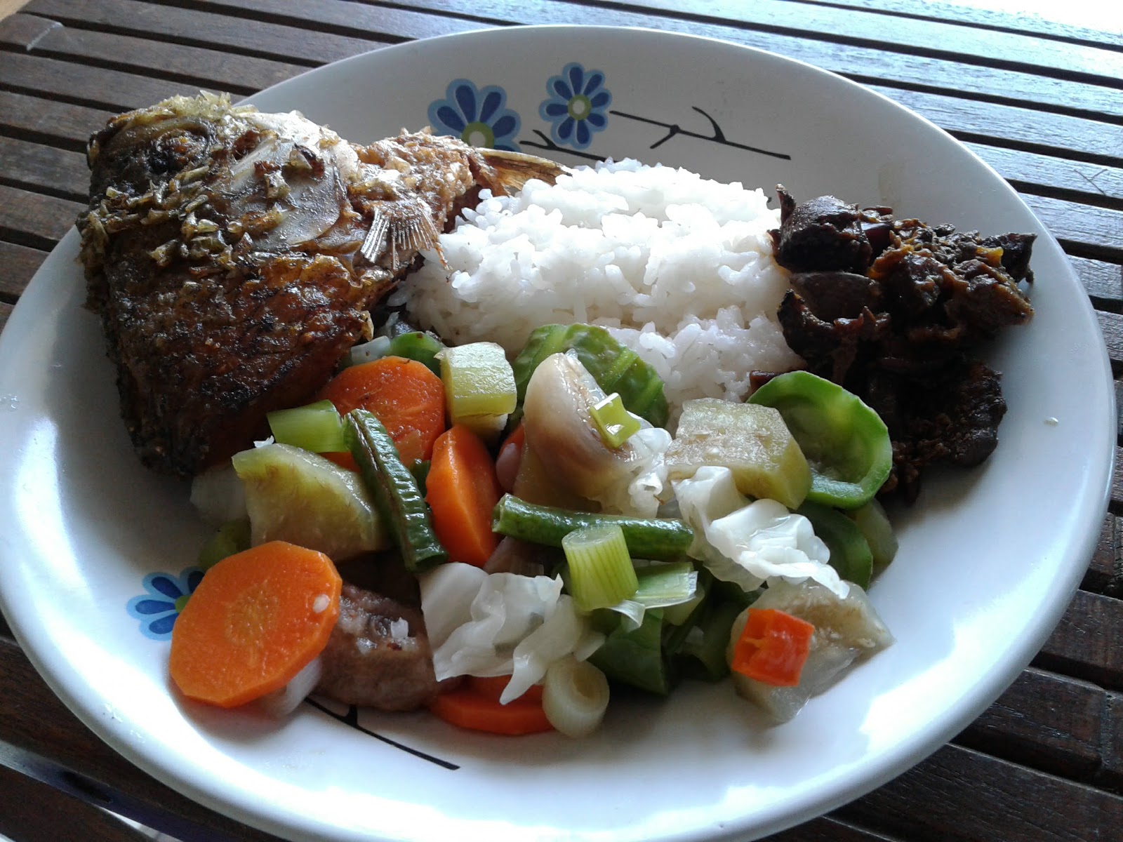 Sayur asem, kepala Ikan dan semur ati sapi ~ Resep Mbak Susi