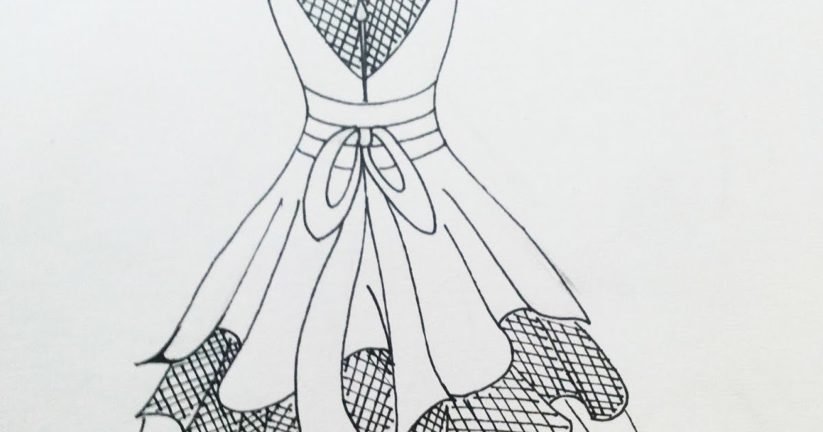 25+ Sketsa Gaun Digital, Trend Model!