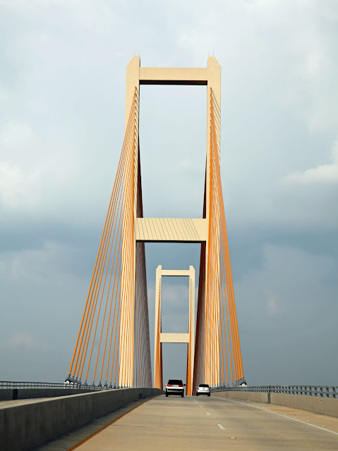 Southern Lagniappe: Audubon Bridge: A Work of Art