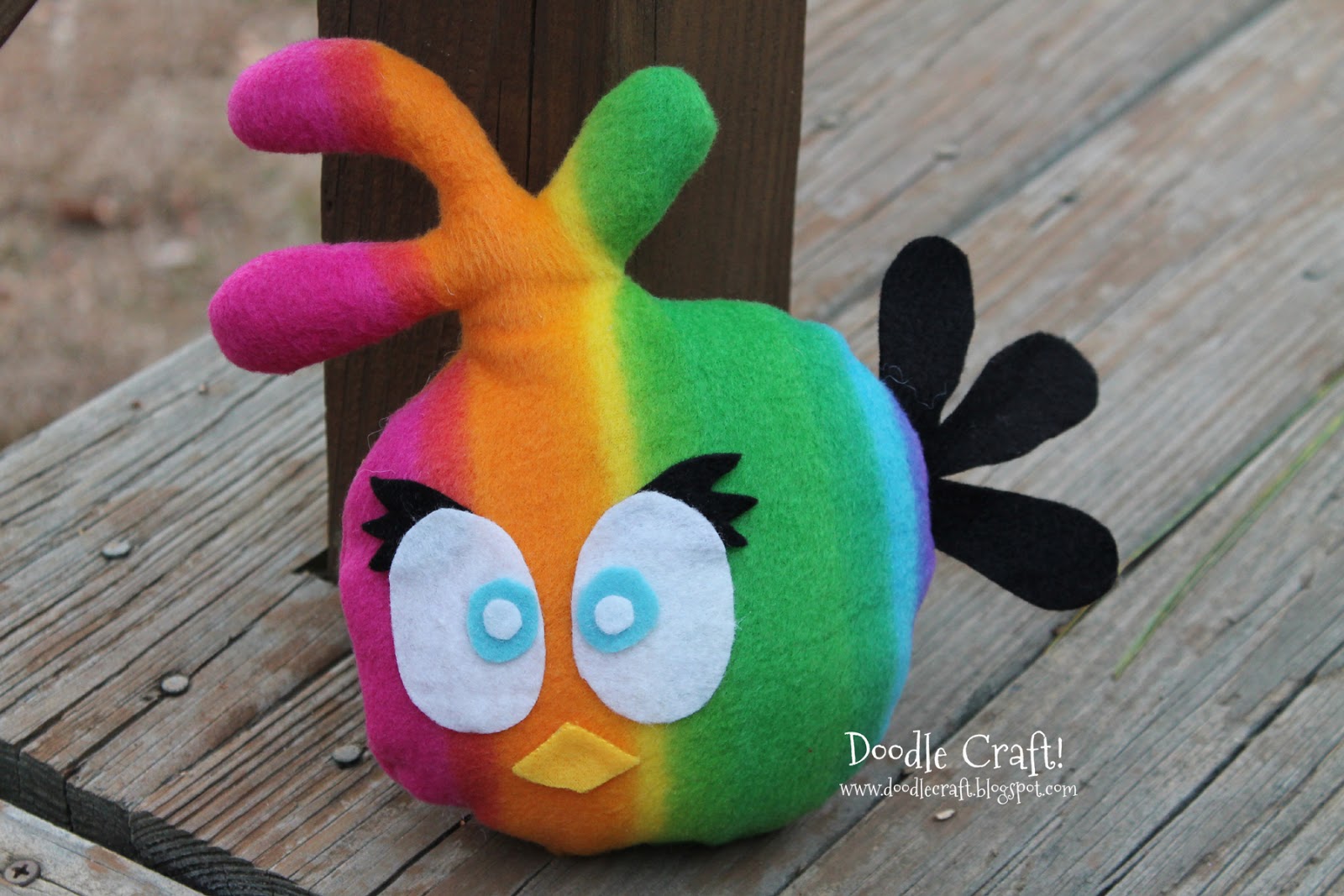 DIY Angry Bird Plushies!
