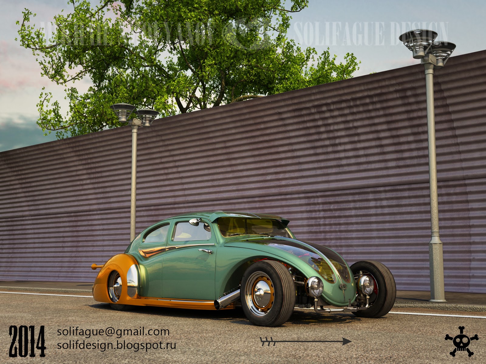 Solifague Design: VW Beetle Custom.