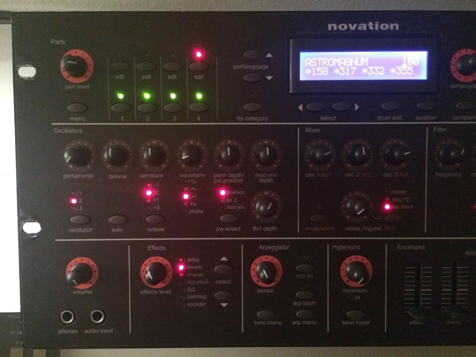MATRIXSYNTH: Novation Ks Rack in Black