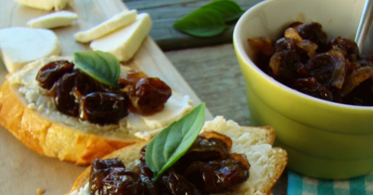 Michigan tart cherry chutney & goat cheese crostini