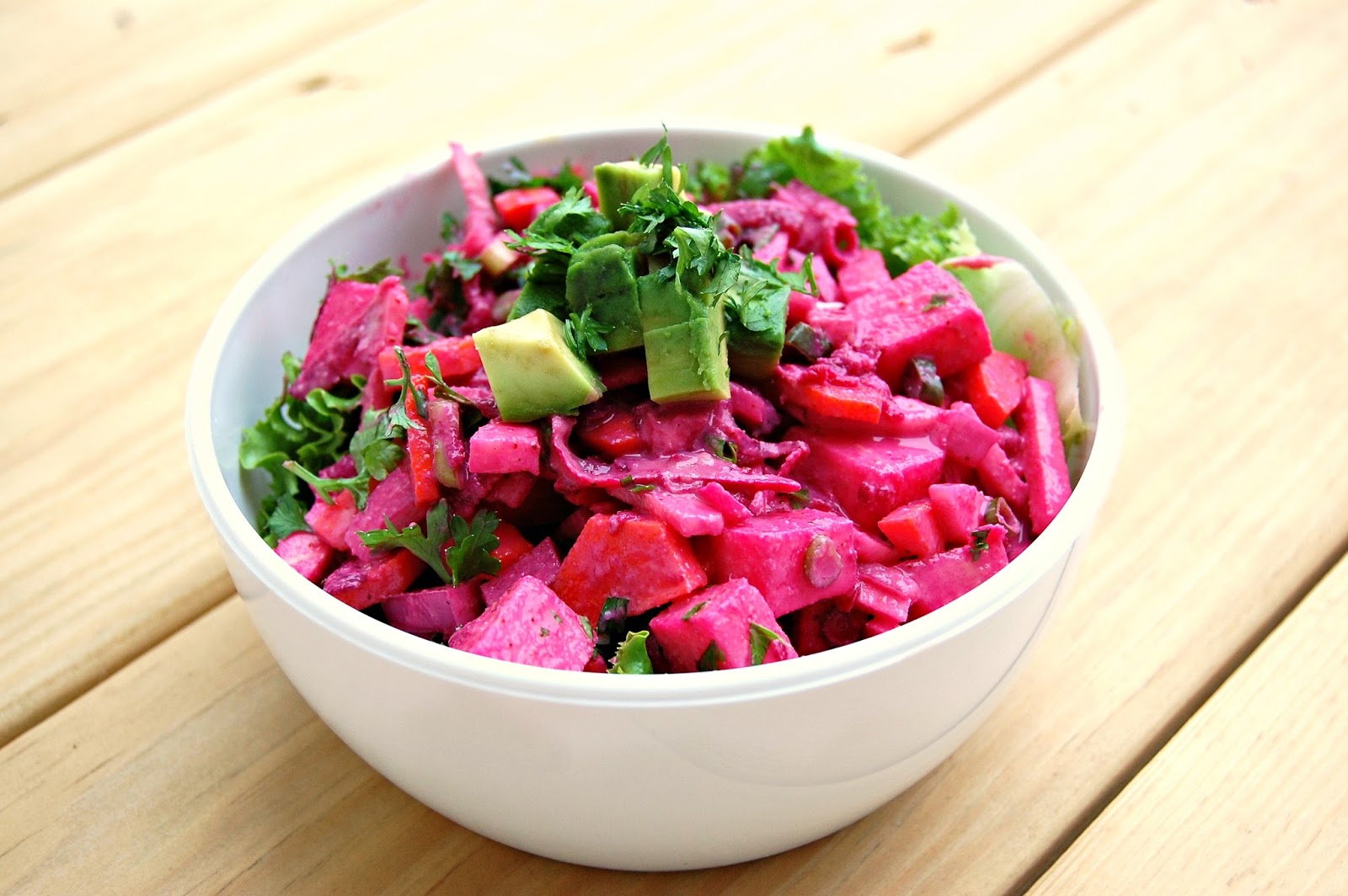 The Split Plate: B7DRC - August Edition: A Pink "Potato" Salad plus my ...