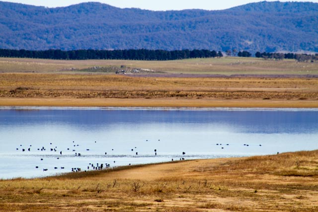 Landlocked Lake Basin Falls, New South Wales Lake George, Lake Bathurst ...