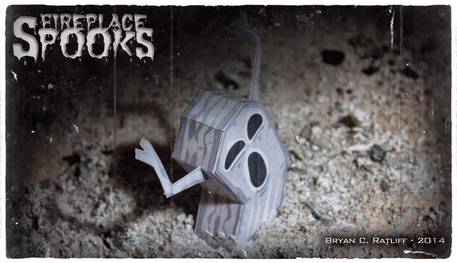 Chemical9: Fireplace Spooks - Ghost paper toys with printable template