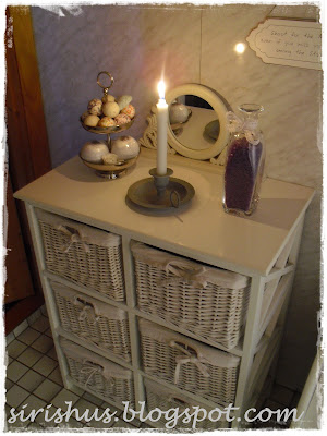 Fjerne tapet: Pynt til badet