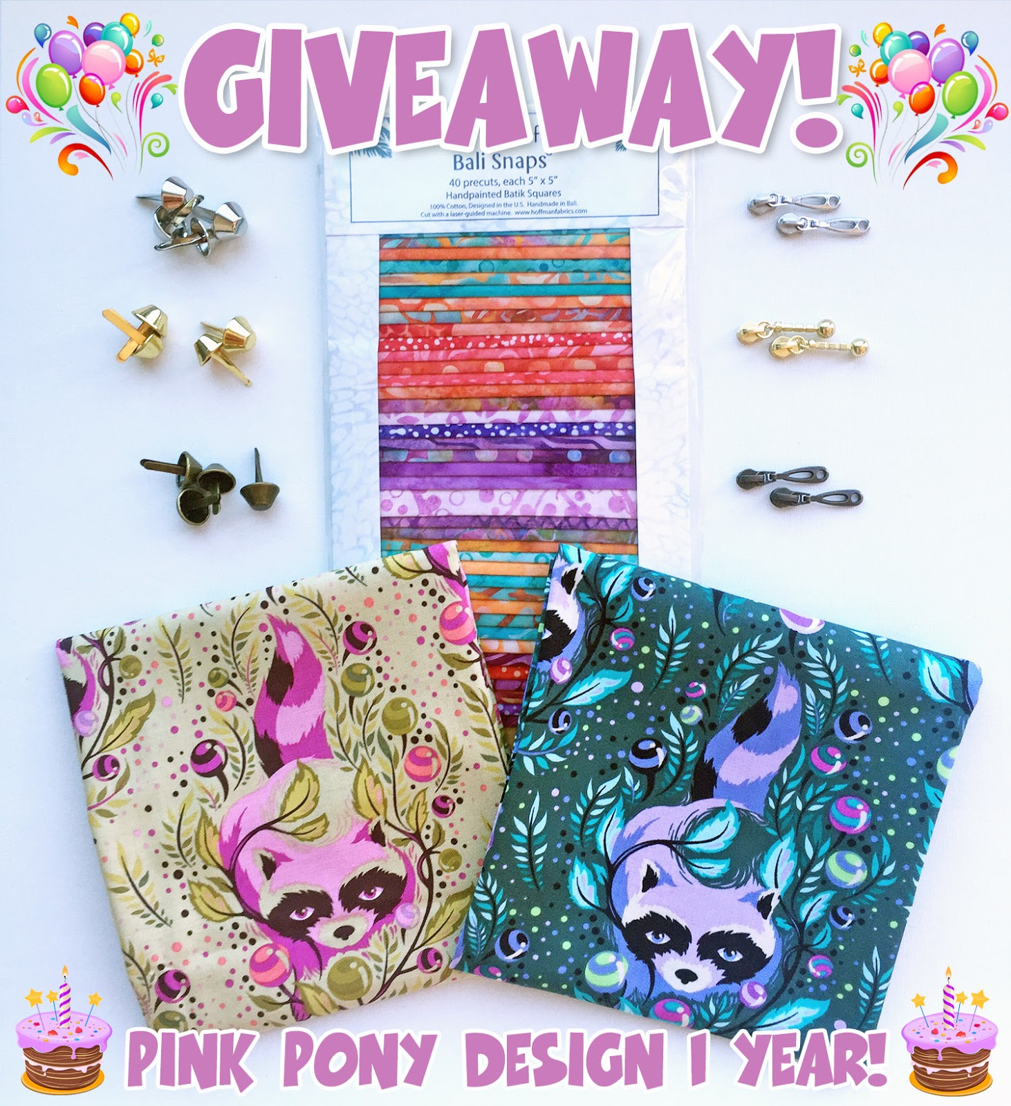 Pink Pony Design: Pink Pony Design - 1 Year Anniversary!