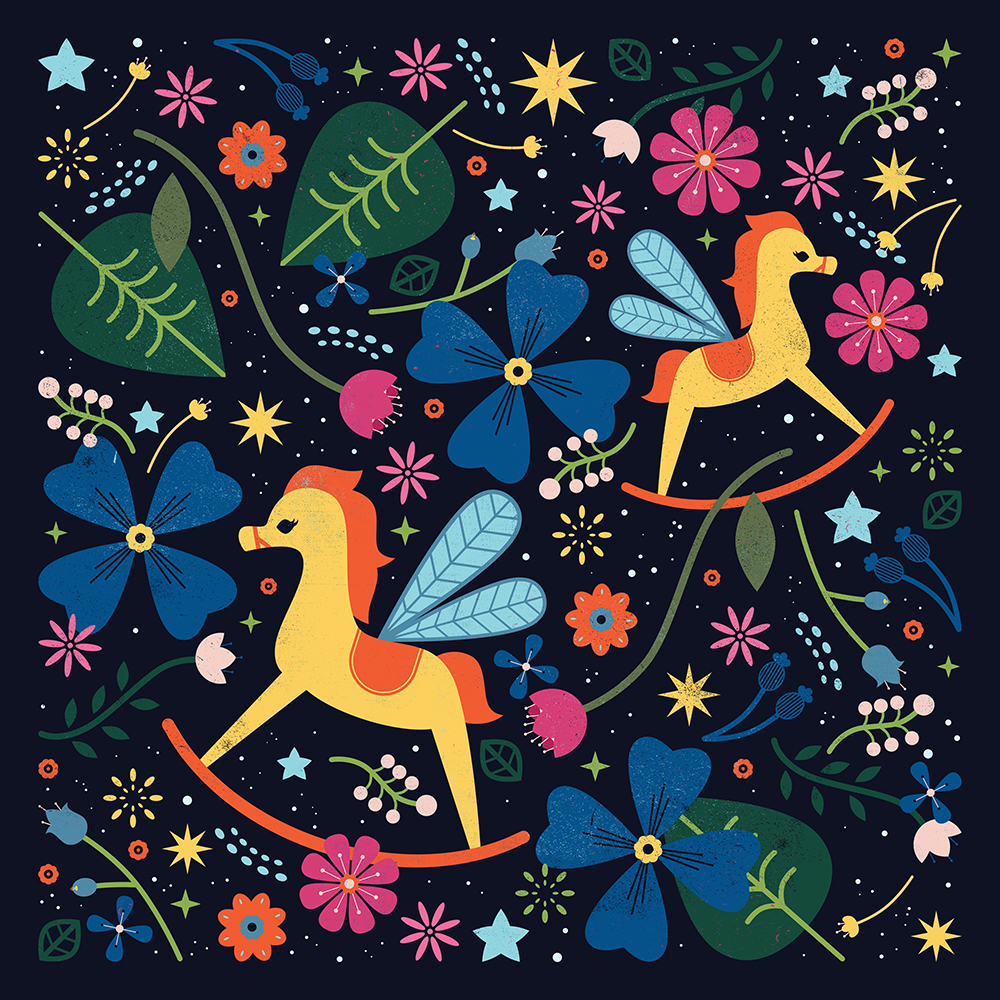 Carly Watts Art & Illustration: Rocking-Horse-Fly