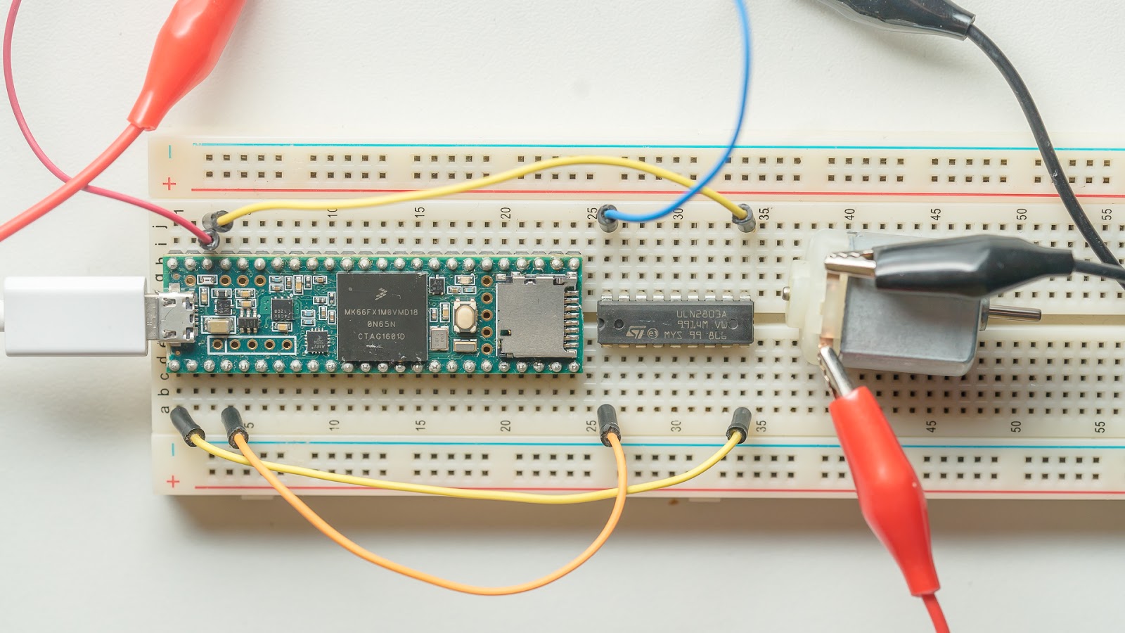 little-scale: Teensy 3.6 Basics - Using DC Motors