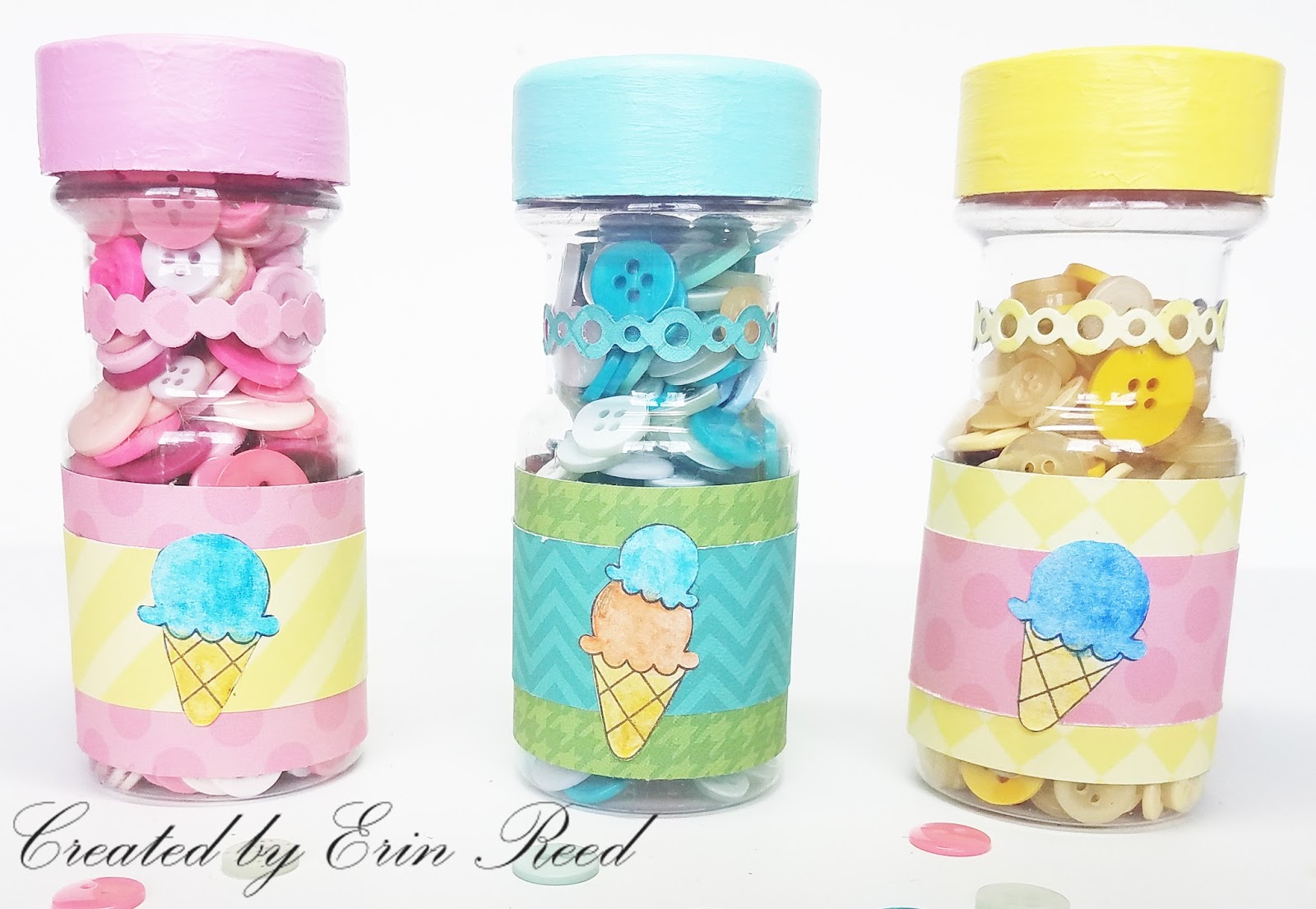 Erin Reed Makes: Cute as a Button - Craft Storage Idea