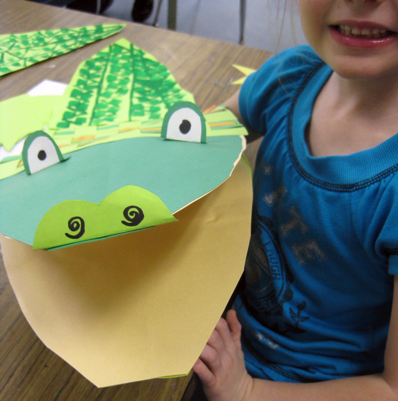 Cassie Stephens: In the Art Room: Croc-O-Nile Puppetry