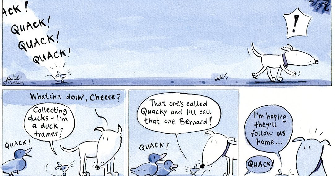 Chalk & Cheese Comics: QUACK!