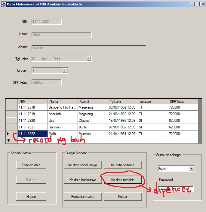 Bamz IT School: Contoh Aplikasi Perkawinan Visual Basic 2010 dan SQL ...
