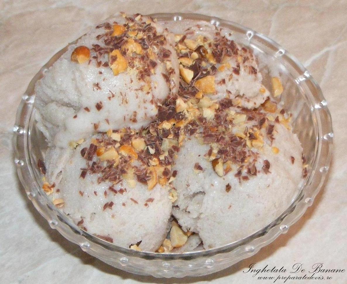 Inghetata de banane | Preparatedevis.ro